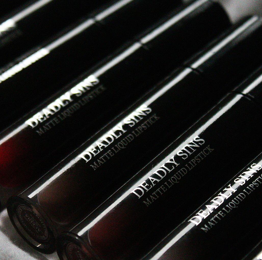 SEVEN DEADLY SINS MATTE LIQUID LIPSTICK COLLECTION – DEADLY SINS COSMETICS